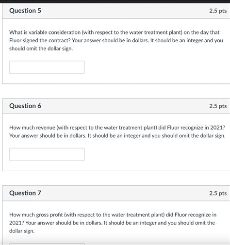 Solved When Answering Questions Five Through Seven Suppose Chegg Com