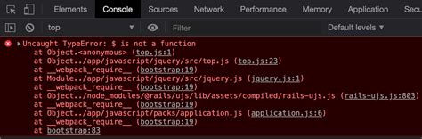 Rails6 Jquery導入 Uncaught Typeerror Is Not A Function のエラー解決 Webpack Qiita