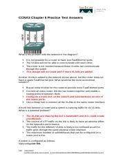 CCNA3 Chap6 Practice Testanswers Doc CCNA3 Chapter 6 Practice Test