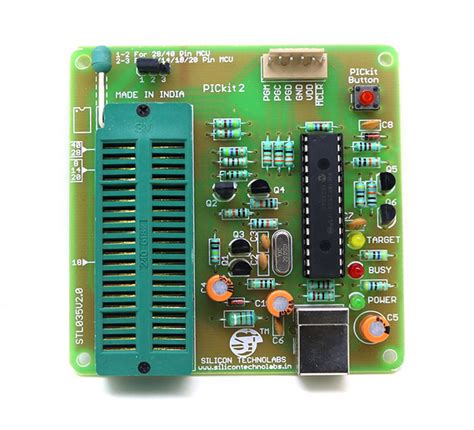 Silicon Technolabs Pickit PIC Microcontroller USB Programme At Unit Microcontroller