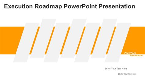 Execution Roadmap Powerpoint Presentation Pptuniverse