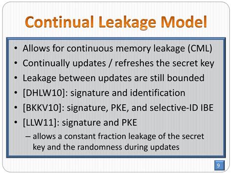 Ppt Identity Based Encryption Resilient To Continual Auxiliary