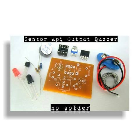 Jual Tren Terkini Kit Rangkaian Sensor Api No Solder Prakarya Rekayasa Flame Sensor Shopee