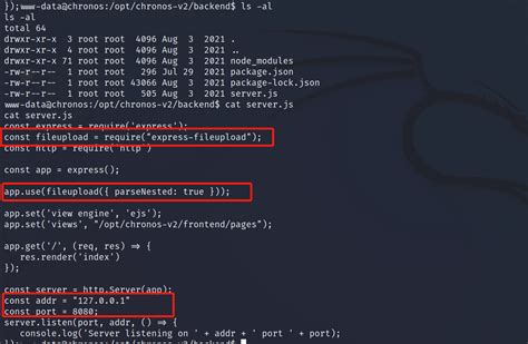 vulnhub靶场之Chronos upfine 博客园