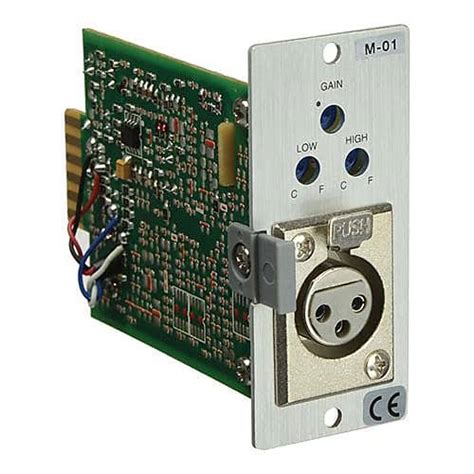 Toa Electronics Microphone Input Module With 3 Pin Xlr Female Reverb