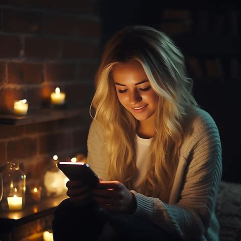 Premium Ai Image A Girl Swiping Through Apps On A Phone Casual And
