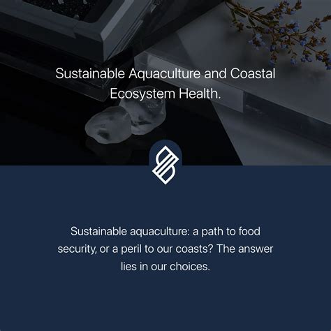 Sustainable Aquaculture And Coastal Ecosystem Health → Scenario