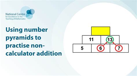 Using Number Pyramids To Practise Non Calculator Addition Youtube