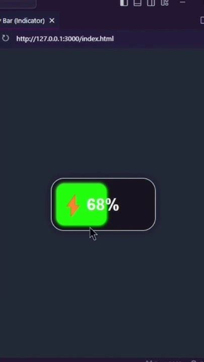 Battery Indicator🔋css Js Coding Css Cssdesign Cssstyling Js