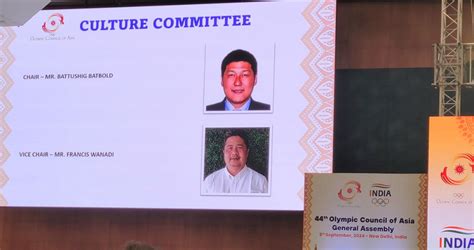 МҮОХ ны Ерөнхийлөгч Б Баттүшиг Азийн олимпын зөвлөлийн соёлын байнгын хорооны даргаар сонгогджээ