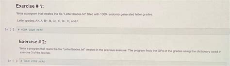 Solved Exercise 1 Write A Program That Creates The File