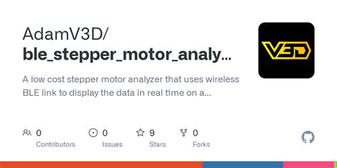 GitHub AdamV D Ble Stepper Motor Analyser A Low Cost Stepper Motor Analyzer That Uses