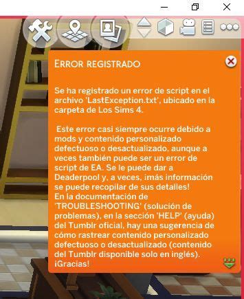 Guía Cómo interpretar los Last Exception del Mc Command Center Simsguru
