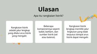 Komponen Listrik Dan Rangkaian Listrikpptx