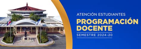 Programación Docente Uasd 2025 10 Santiago Todos Los Recintos