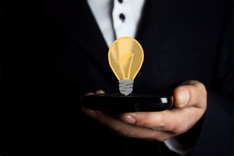 Premium Photo Idea Light Bulb