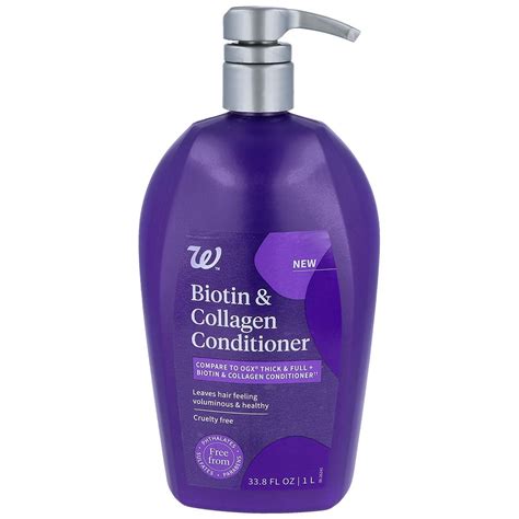 Walgreens Biotin And Collagen Conditioner Walgreens