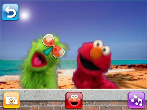 Ipad Elmos Monster Maker Hd セサミストリート風キャラクタージェネレーター。 Appbank