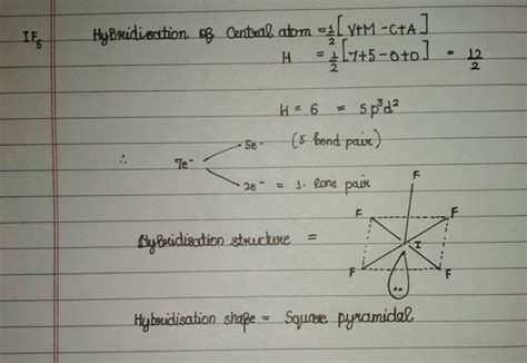 Shape Of If5 Using Vsepr Model