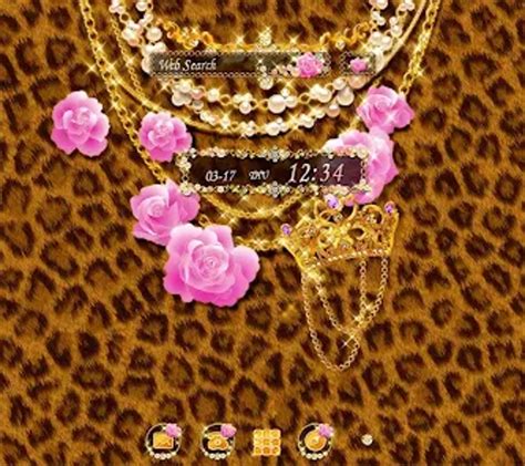 Cute Theme Fancy Leopard For Android Download