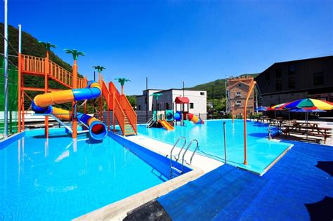 무주펜션 대형수영장에 워터슬라이드까지 네이버 블로그