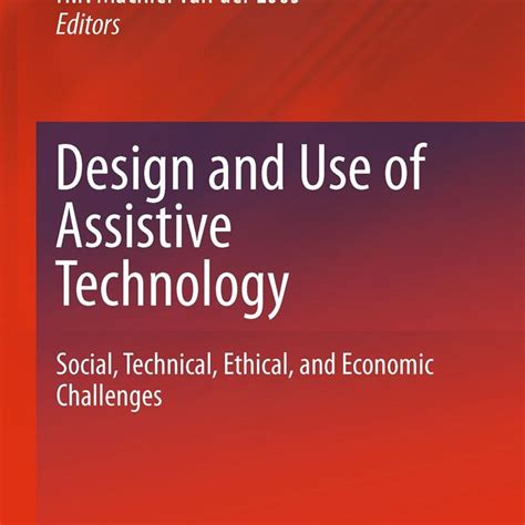 Stream [read] Design And Use Of Assistive Technology Social Technical Ethical And Economic