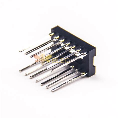 Elecbee Long Pin Female Headers Circular Holes Stright Ic Socket 254mm Gap