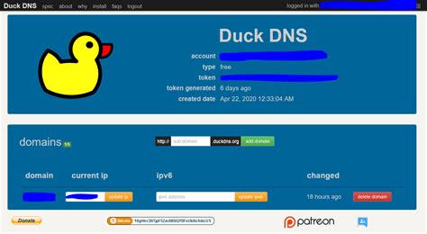 Get A Ddns Up And Running With Duckdns Step By Step · Github