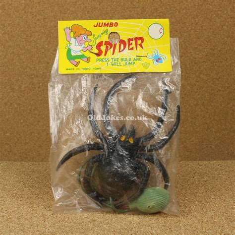 Jumbo Jumping Rubber Spider Old Jokes