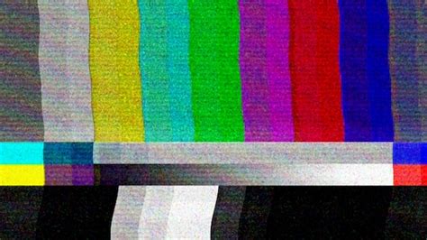 Premium Photo Color Bars On A Tv Monitor With Bad Interference Glitch