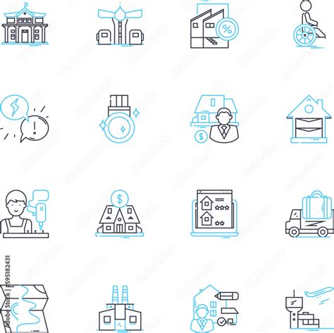 Wills Linear Icons Set Estate Heir Executor Beneficiary Probate Trusts Testament Line