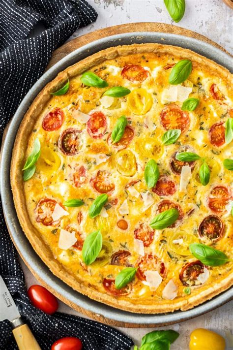 Cheese And Tomato Quiche Sugar Salt Magic