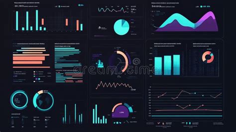 Data Visualization Dashboard Stock Illustration Illustration Of