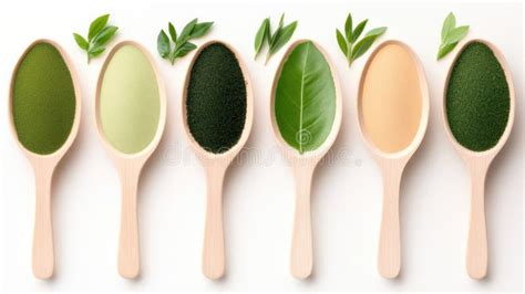 Assorted Herbal Teas With Green And Black Tea Leaves For Natural