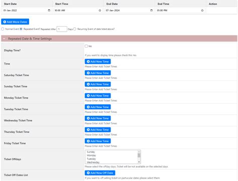 recurring events addon for woocommerce event manager magepeople