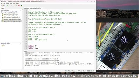 Raspberry Pi Pico 2 Rp2350micropython Display On Two Oled Ssd1306 I2c And Spi Youtube