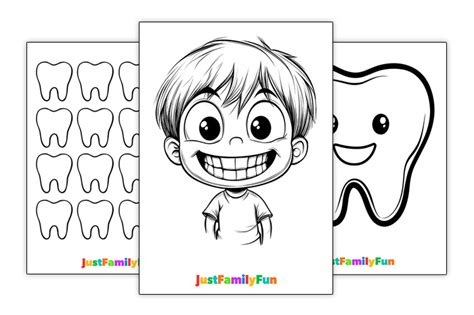 18 Printable Tooth Templates Tooth Outlines