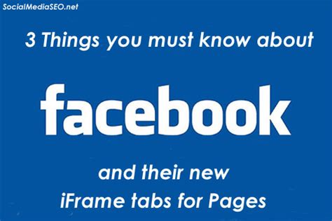 3 things you must know about iframe tabs for facebook fan pages smseo