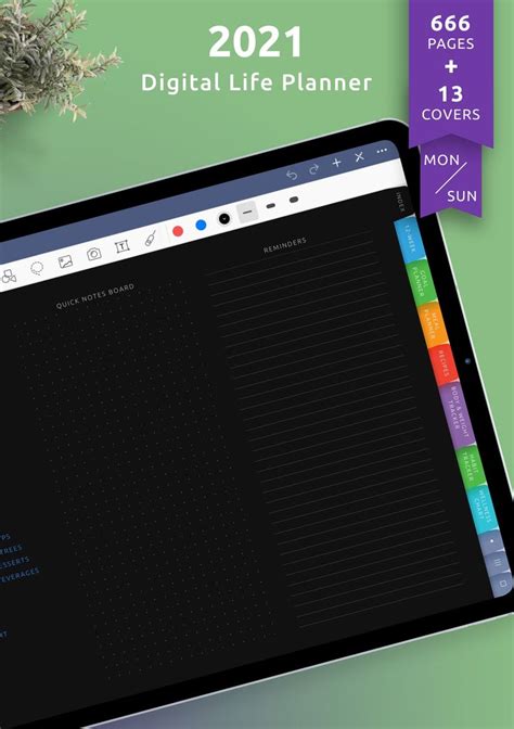 Digital Life Planner Goodnotes Digital Planner Digital Planner