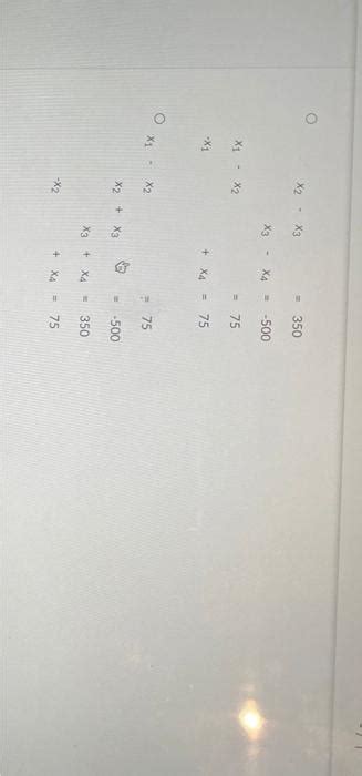 Solved A Set Up A Linear System Whose Solution Provides