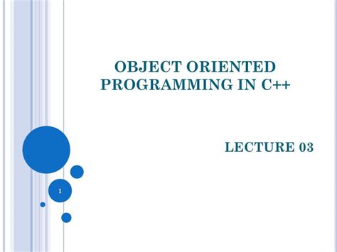 Ppt Object Oriented Programming In C Powerpoint Presentation Free Download Id6020046