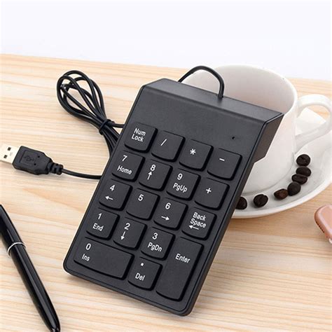 Wired Numeric Keypad Ultra Slim Number Pad With Keys For IMac Mac Pro MacBook Pro MacBook