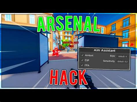 New Arsenal Script Hack Gui Aim Assistant Aimbot Esp
