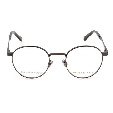 Buy Police Gunmetal Lens Metal Sunglass Full Rim Black And Gunmetal Frame 50 Online