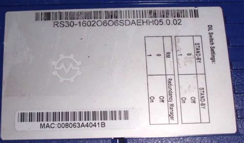 Used Second Hand Hirschmann Rs30 Rail Switch Ethernet Switch Used Second Hand