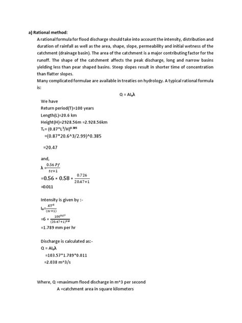 A Rational Method Pdf