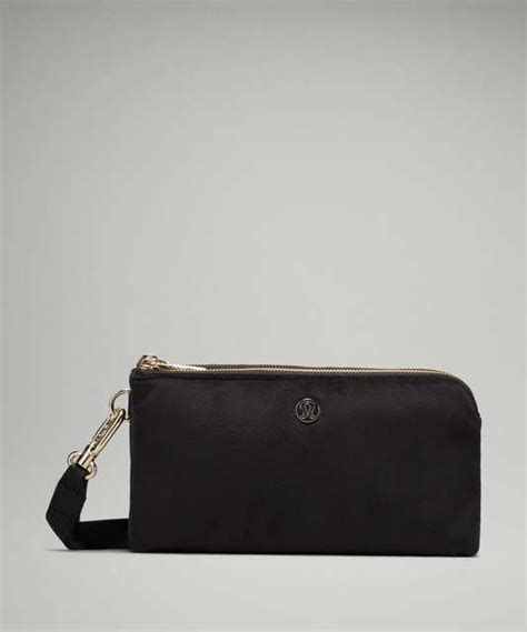 Lululemon Curved Wristlet Velour Pink Pastel Lulu Fanatics