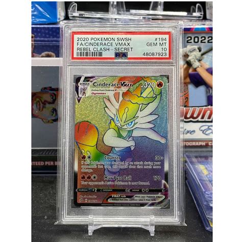 Pokemon Cinderace Vmax Psa 10