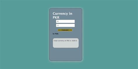 Heres Another One From Mini Project Series Currency Converter In Which You Can Convert