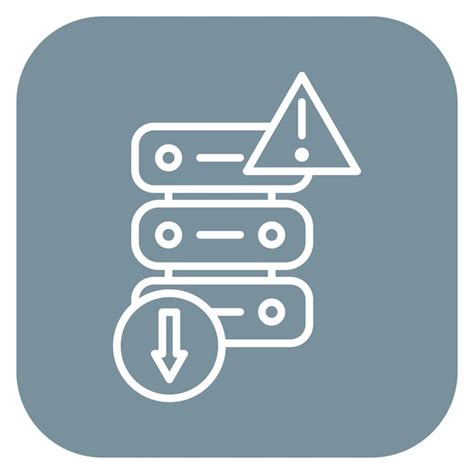 Premium Vector Server Down Vector Illustration